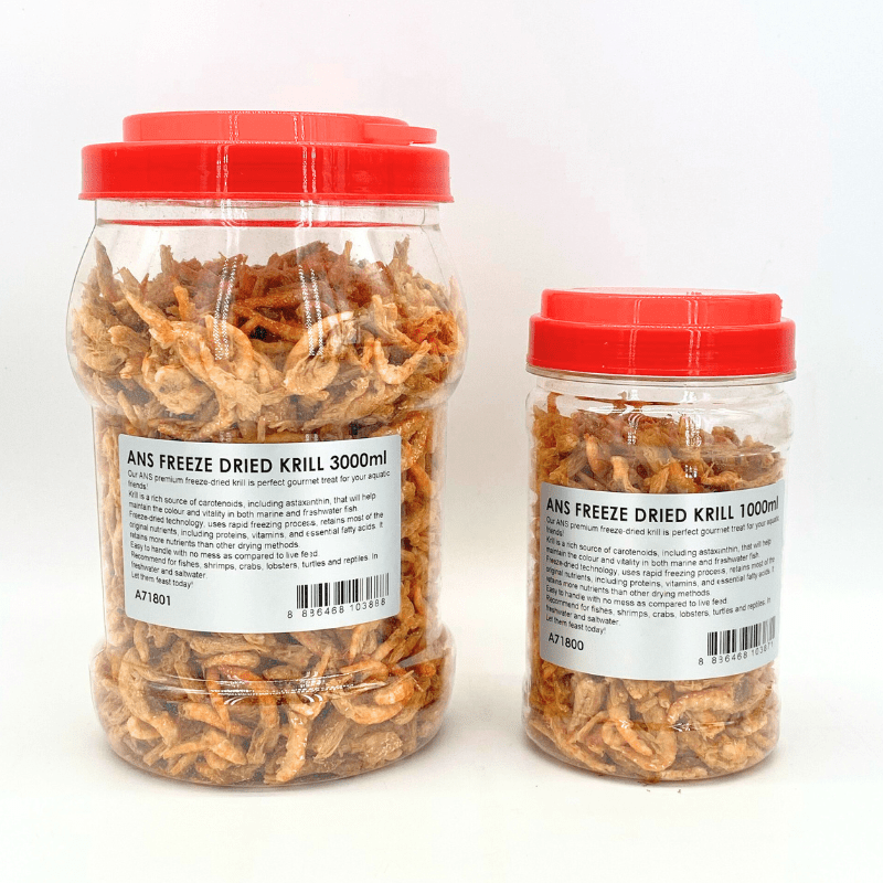 ANS Freeze Dried Krill 1000/3000ml — East Ocean Aquatic