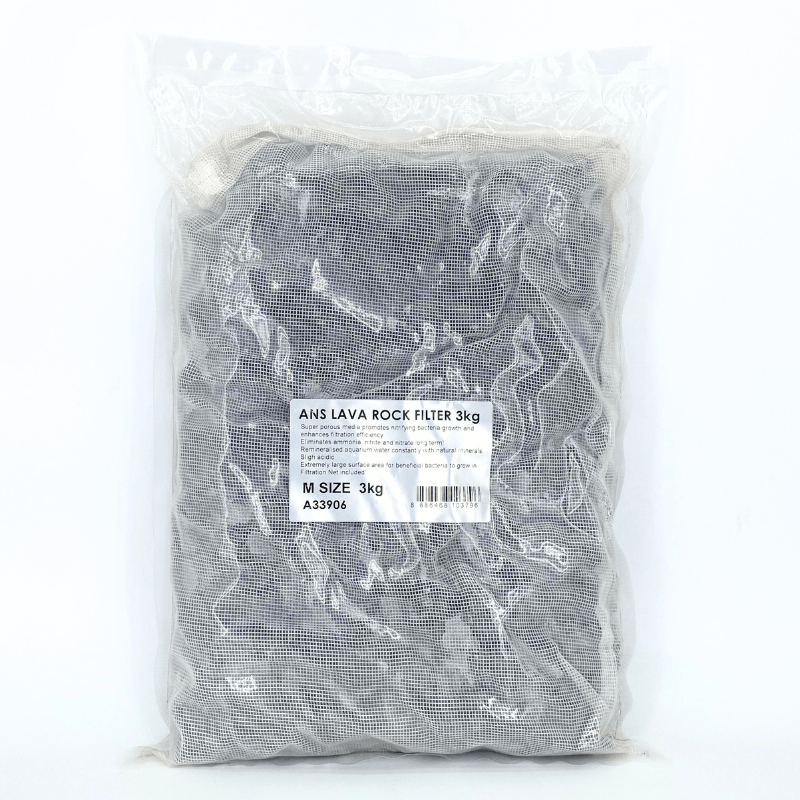 ANS Lava Rock Filter 3kg (natural filtration media) — East Ocean Aquatic