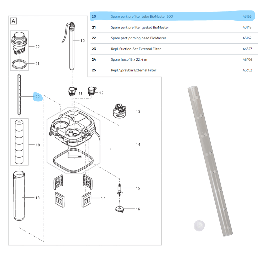 OASE Biomaster 250/350/600/850 Spare Parts — East Ocean Aquatic