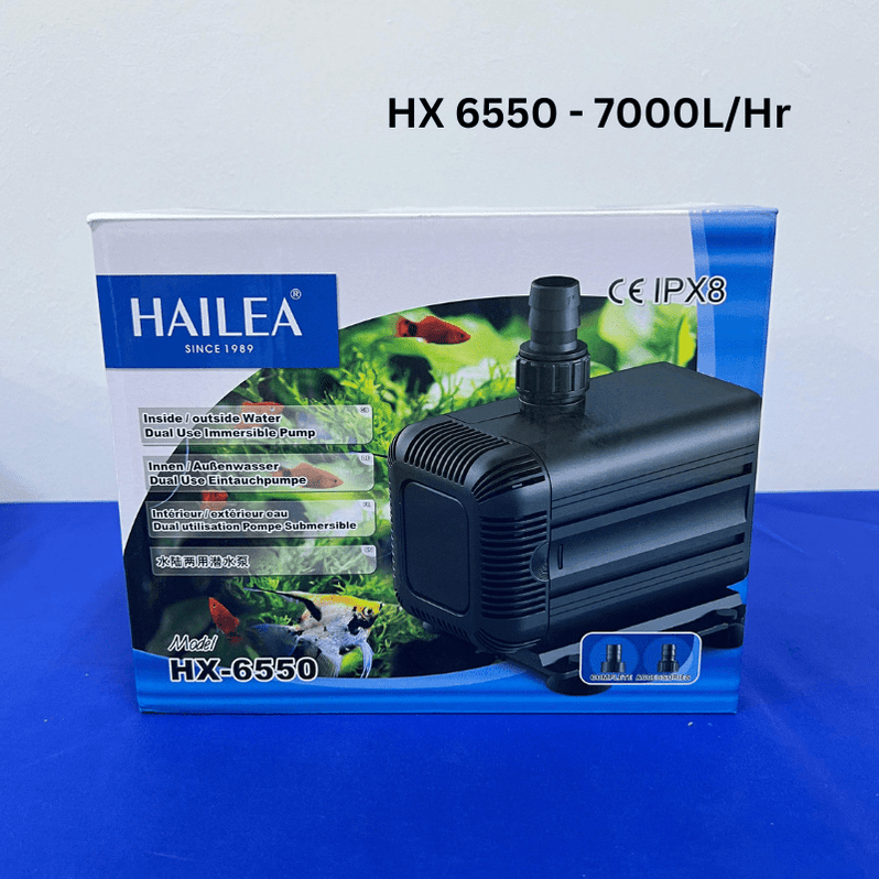 HAILEA Pump - HX 6500 Series (480-5580L/Hr) — East Ocean Aquatic