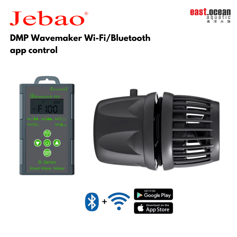 JEBAO DMP Wavemaker - (10M,20M,30M,40M) Wi-Fi/Bluetooth app control — East Ocean Aquatic
