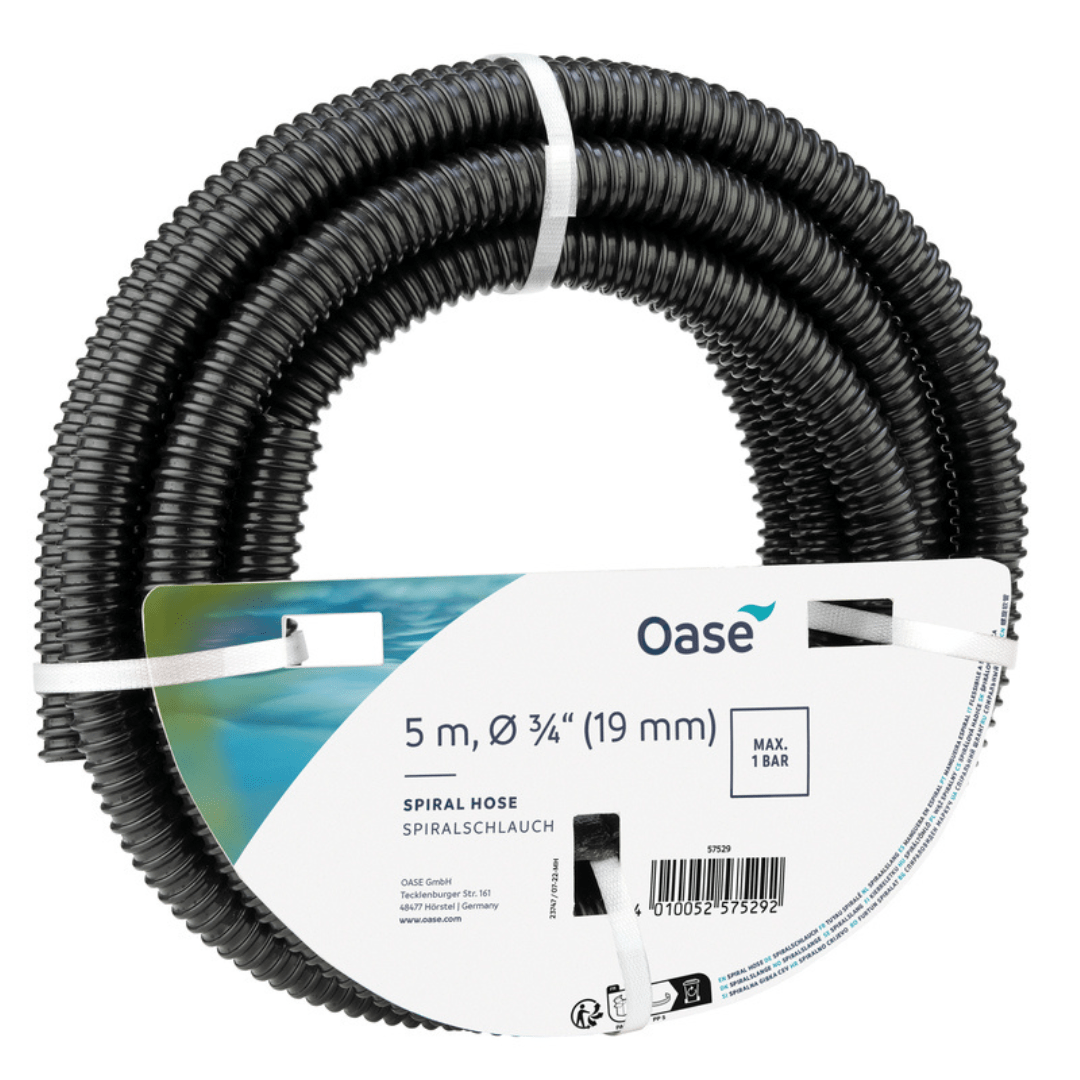 OASE Spiral hose black (Various Size) — East Ocean Aquatic