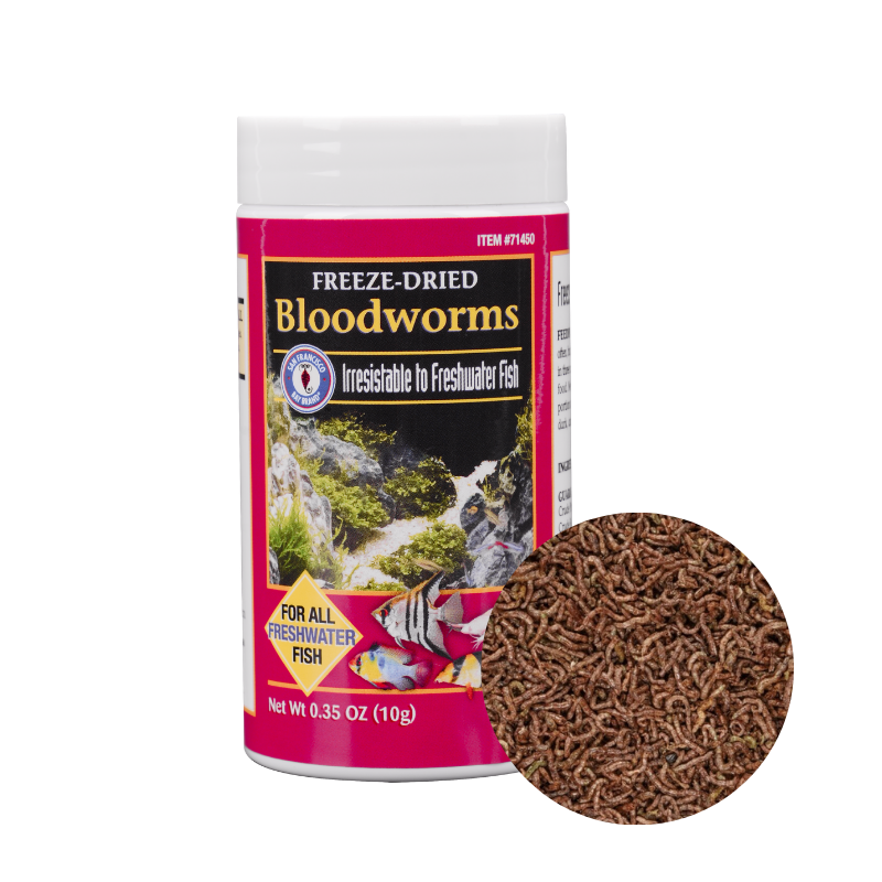 SFBB Freeze Dried BLOODWORM 0.35oz — East Ocean Aquatic