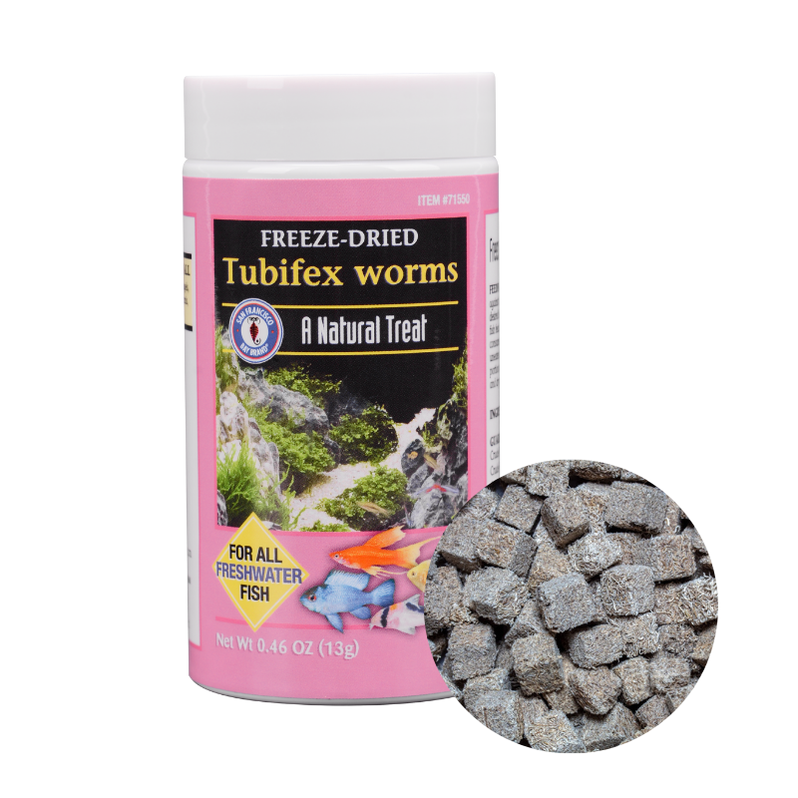 SFBB Freeze Dried TUBIFEX WORMS 0.45oz — East Ocean Aquatic