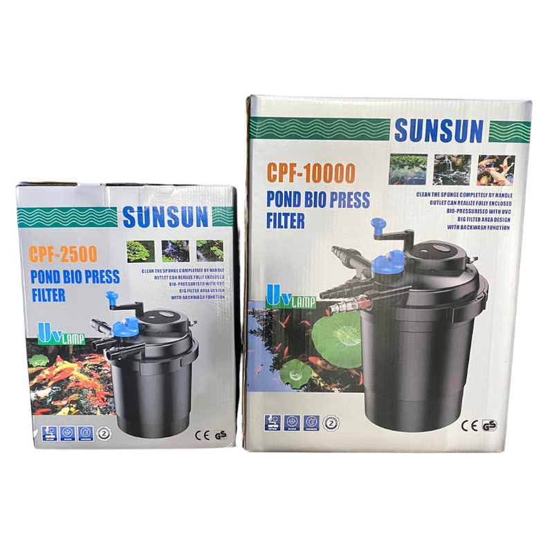 SUNSUN CPF-2500 / CPF-10000 Pond Filters w/ UV — East Ocean Aquatic
