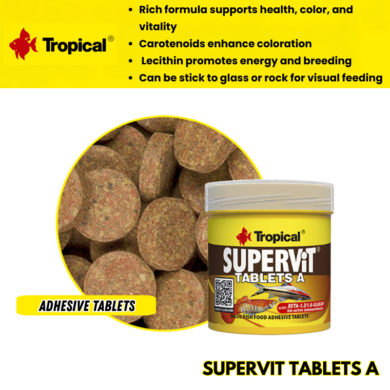 Tropical Supervit Tablets A (stick to tank) — East Ocean Aquatic