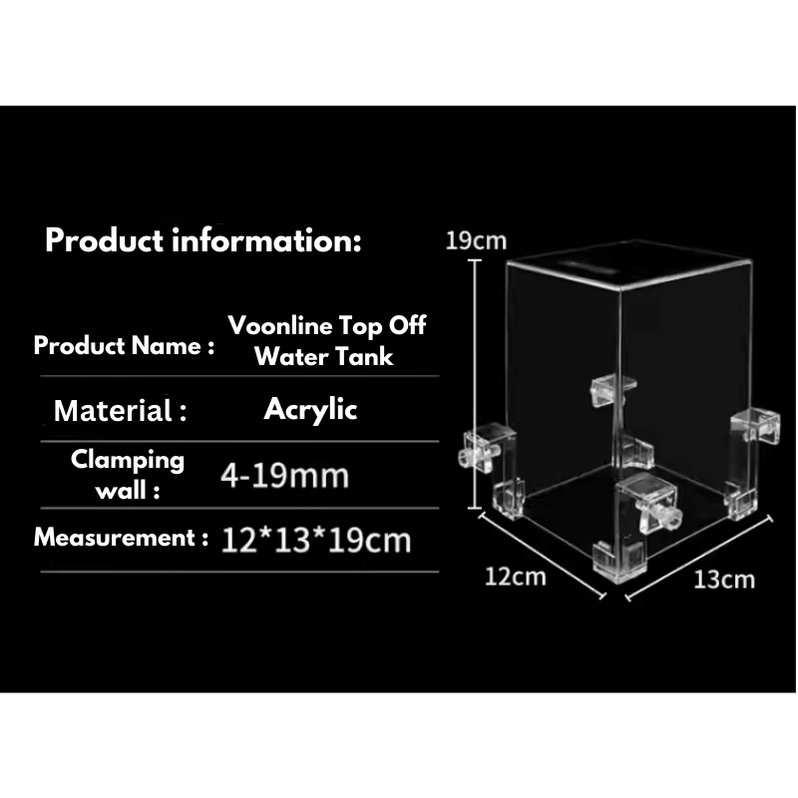 Voonline Top Off Water Tank — East Ocean Aquatic