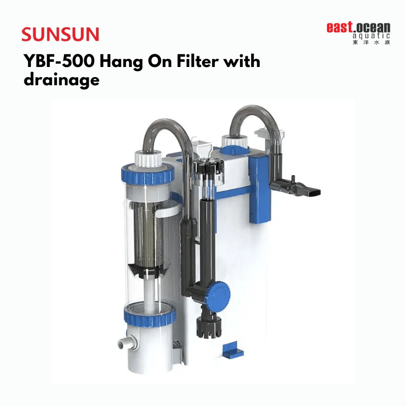 SUNSUN YBF-500 Hang On Filter with drainage — East Ocean Aquatic