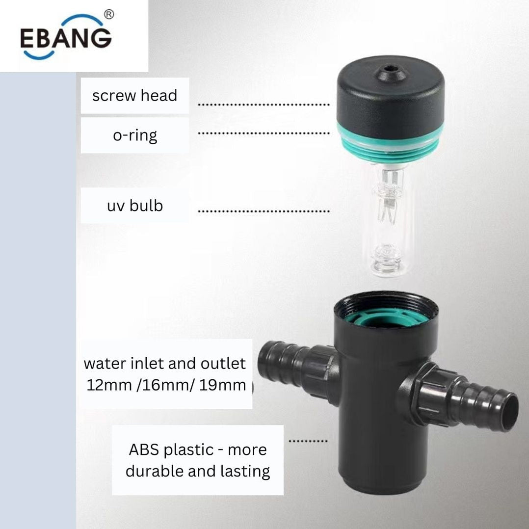 EBANG EB-UV211 Inline UV 3W — East Ocean Aquatic