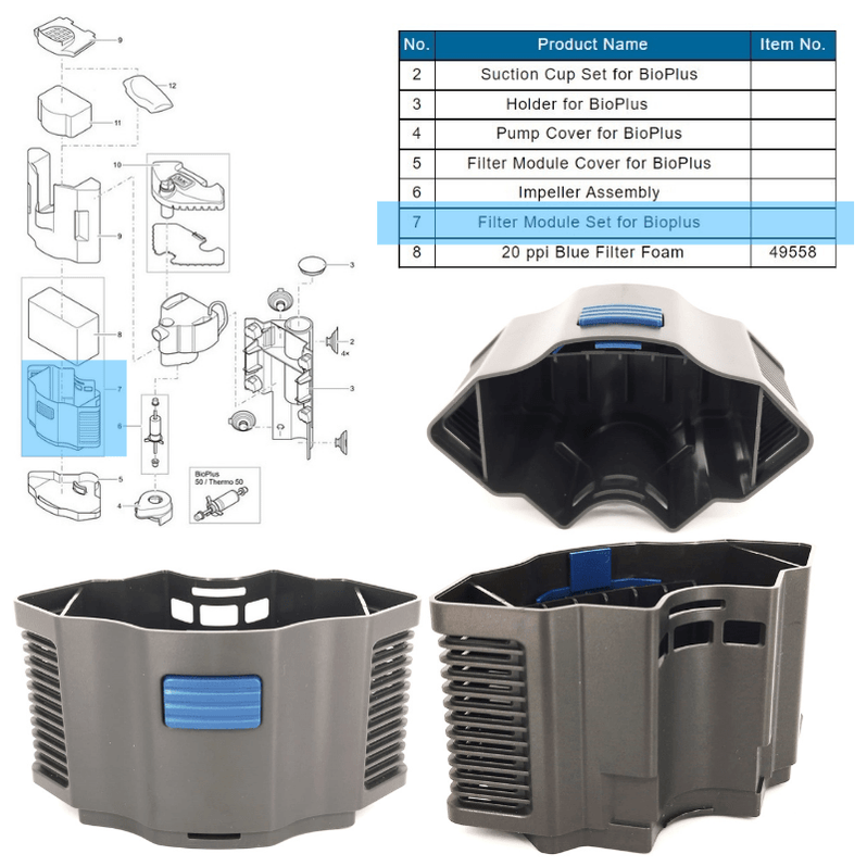 OASE BioPlus Spare Parts (50/100/200) — East Ocean Aquatic