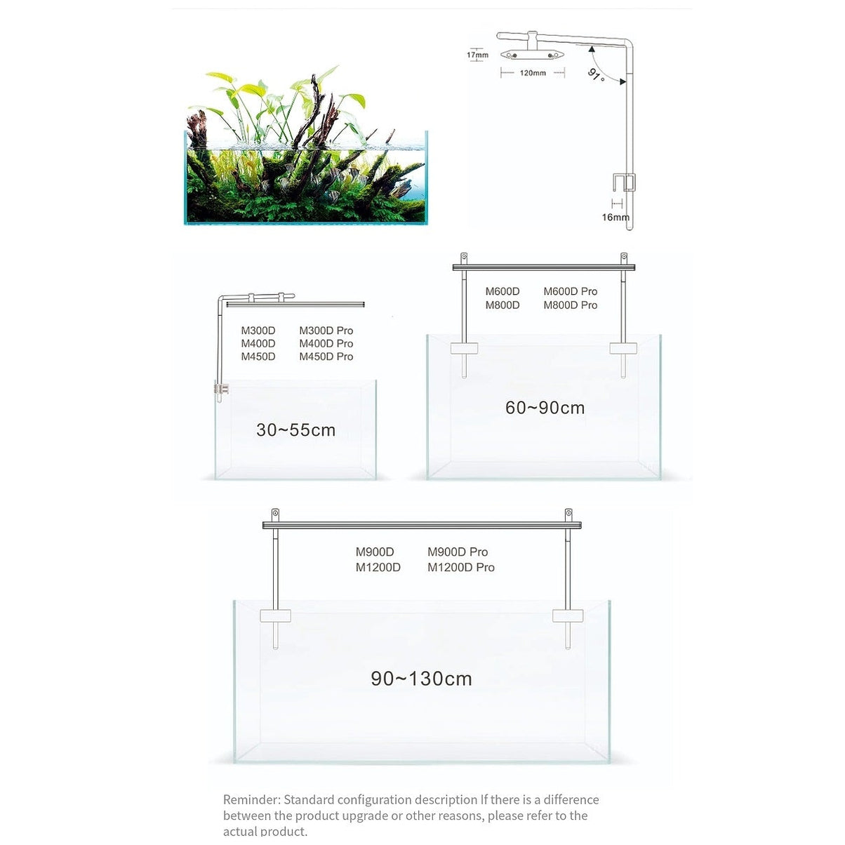 Week Aqua MD - Series Pro light (60 - 120cm) — East Ocean Aquatic