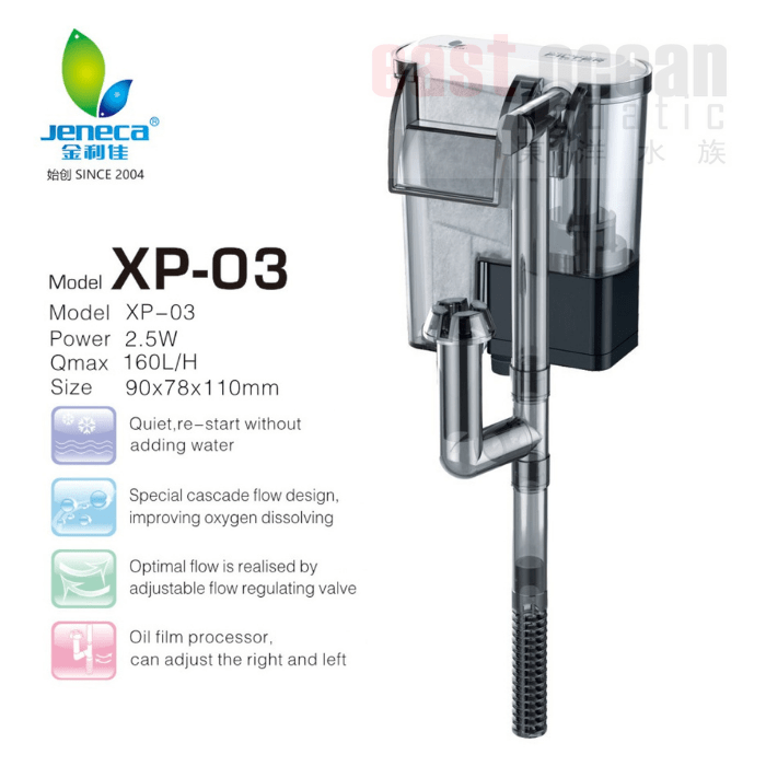 Jeneca Hang On Filter - XP Series (XP-03) — East Ocean Aquatic